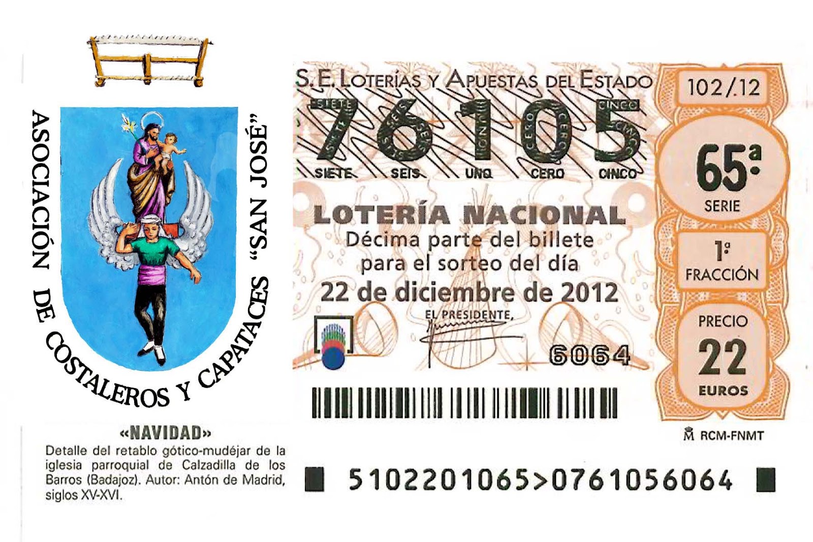 Asociación de Costaleros y Capataces San José: octubre 2012