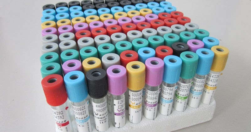 Standardization of the colors of the blood collection tube caps