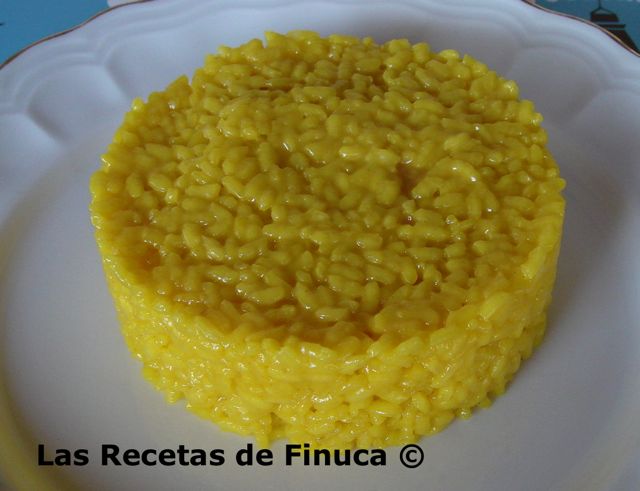 Las Recetas de Finuca: Arroz al azafrán