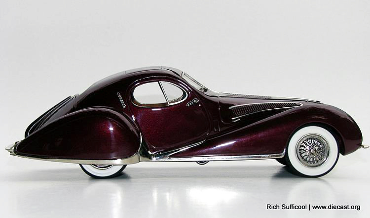 transpress nz: 1937 Talbot Lago scale model