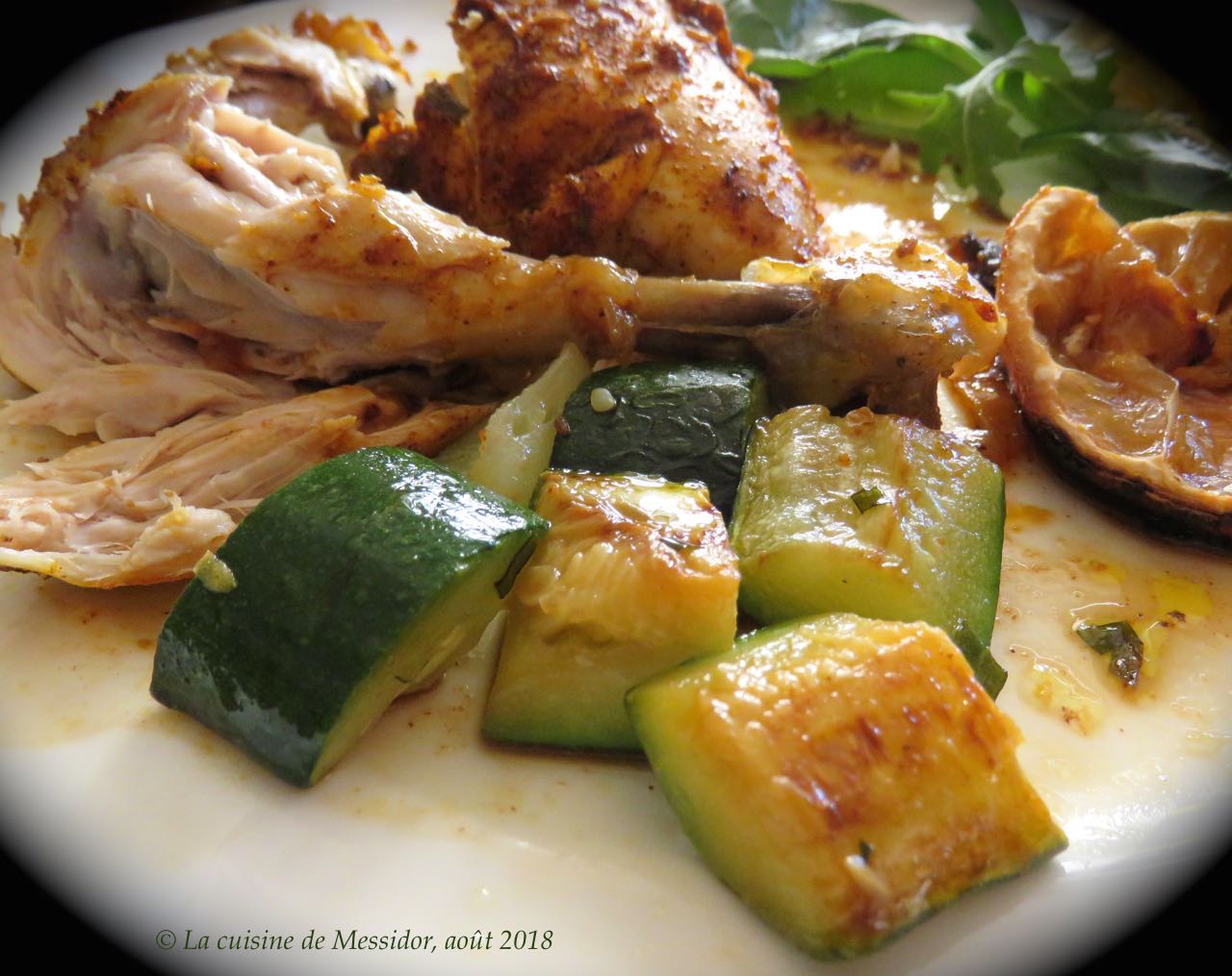 La cuisine de Messidor: Poulet rôti, façon marocaine