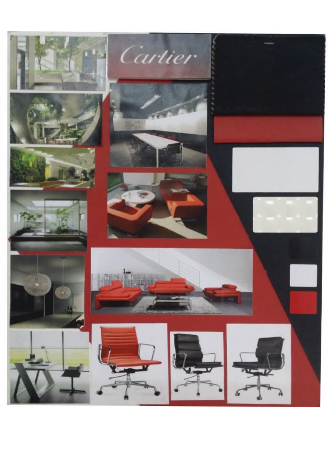 Mind Maps, Mood Boards, Conceptual Models, Renderings