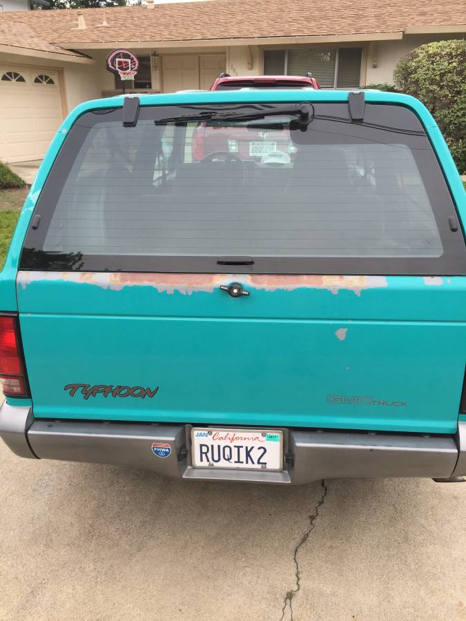 Tamerlane's Thoughts: Teal GMC Typhoon
