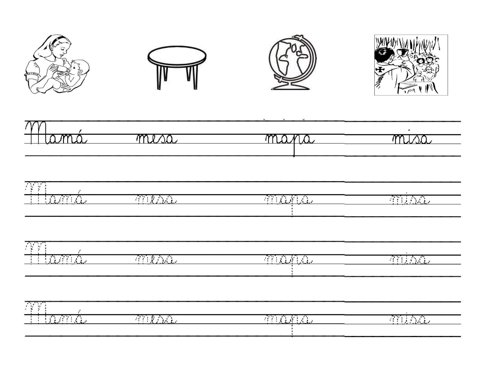 Mi Cuaderno de Caligrafia 1. - Atividades de Caligrafia