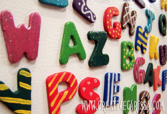 Make Cute Alphabet Magnets! | Creative Green Living