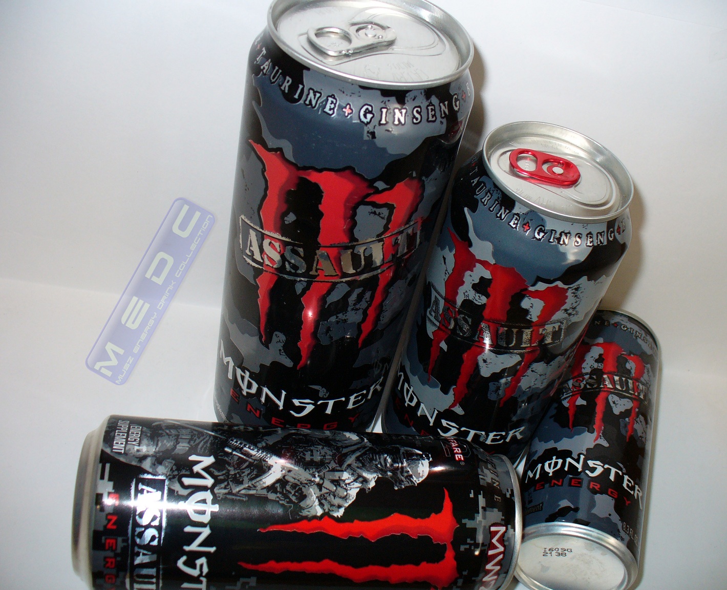World of Energy Drinks: Cans from my Collection #1 Monster Assault old camo