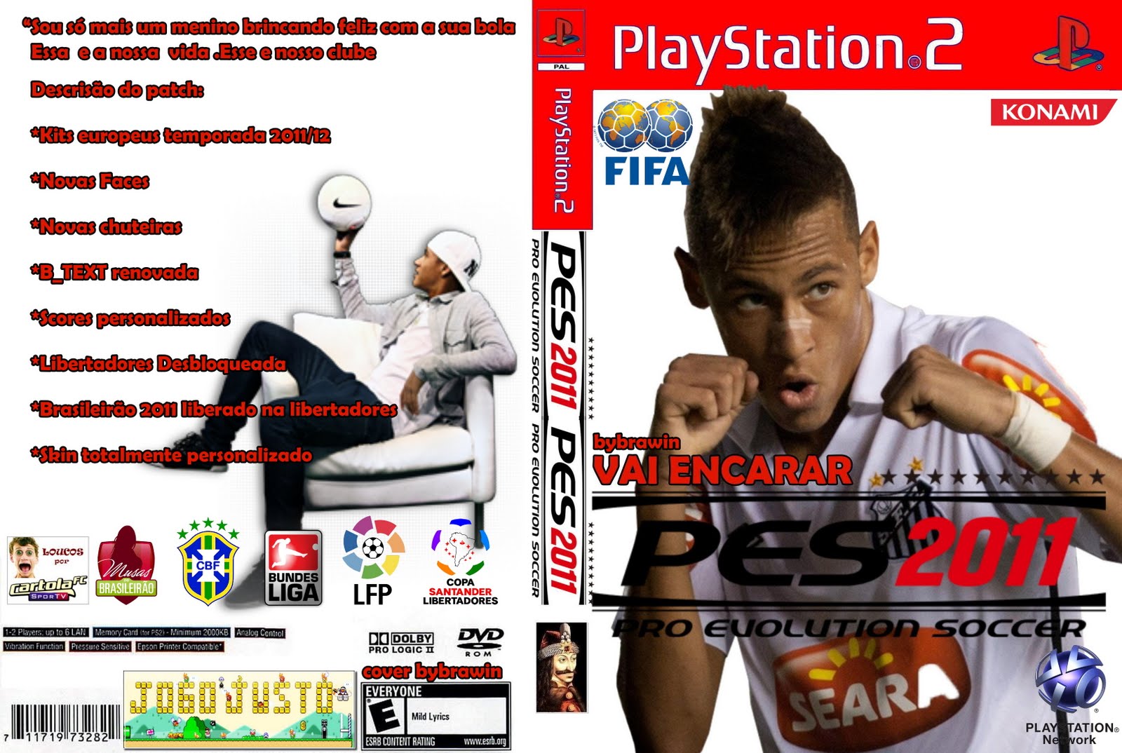 Covers Br - As Melhores Capas: PES - Pro Evolution Soccer - Brasileirão ...