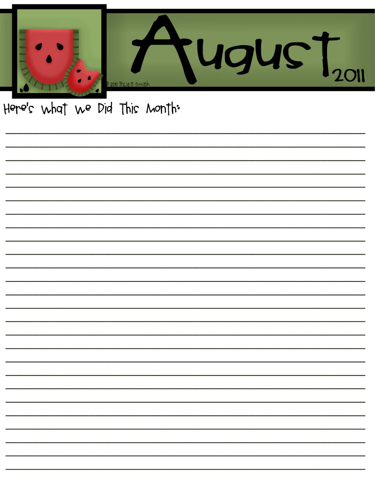 Prepared NOT Scared!: June, July and August Journal Pages are HERE!