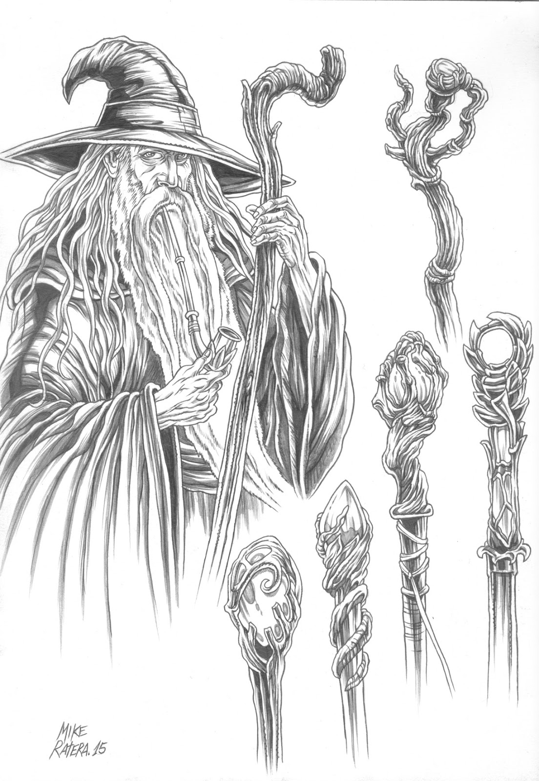 MIKE RATERA ARTBLOG: TOLKIEN Universe: WIZARDS