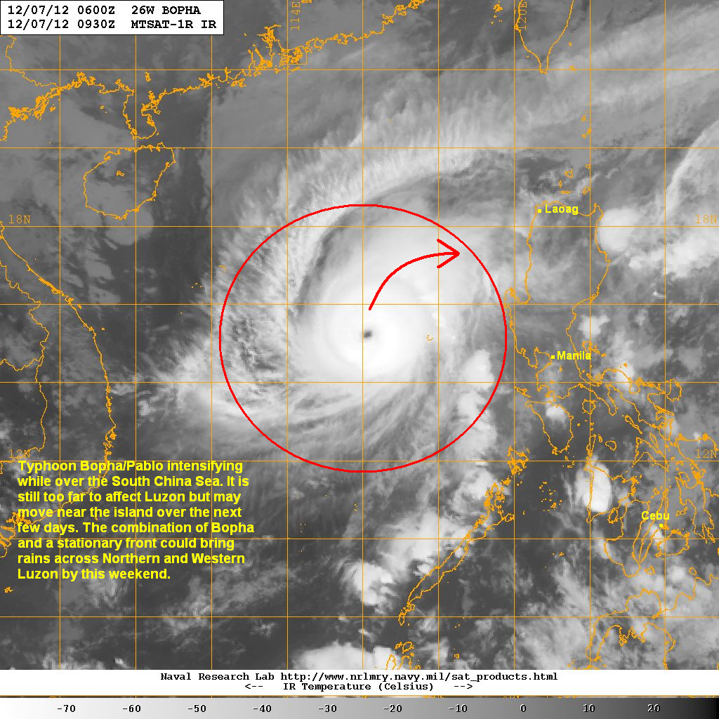 SA GITNA NG BAGYO: Typhoon Bopha (Bagyong Pablo) Update #25 (w/ Video ...