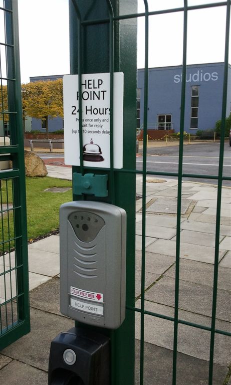 The Green I Signs Blog: Help point - Call Point signs for Lingfield ...