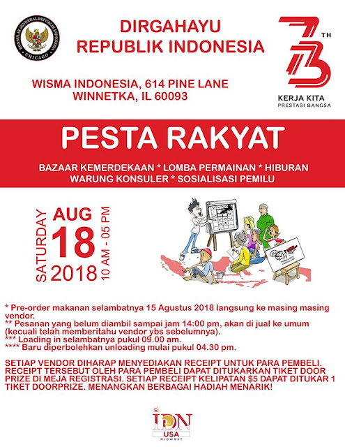 BAZAAR KEMERDEKAAN * LOMBA PERMAINAN * HIBURAN