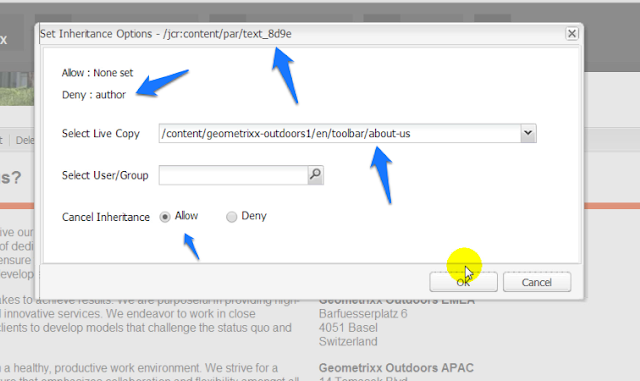 Experiencing Adobe Experience Manager Aem Cq Aem Cq 6 Msm Setting Jcr Permissions On Live