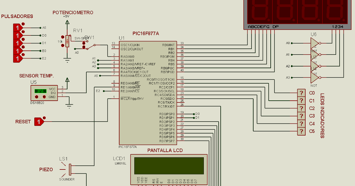 PROGRAMACIÓN CON DISPLAY DE 7 SEGMENTOS