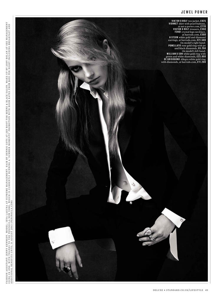 Ieva Laguna by David Roemer Magazine Photoshoot For Deluxe Magazine ...
