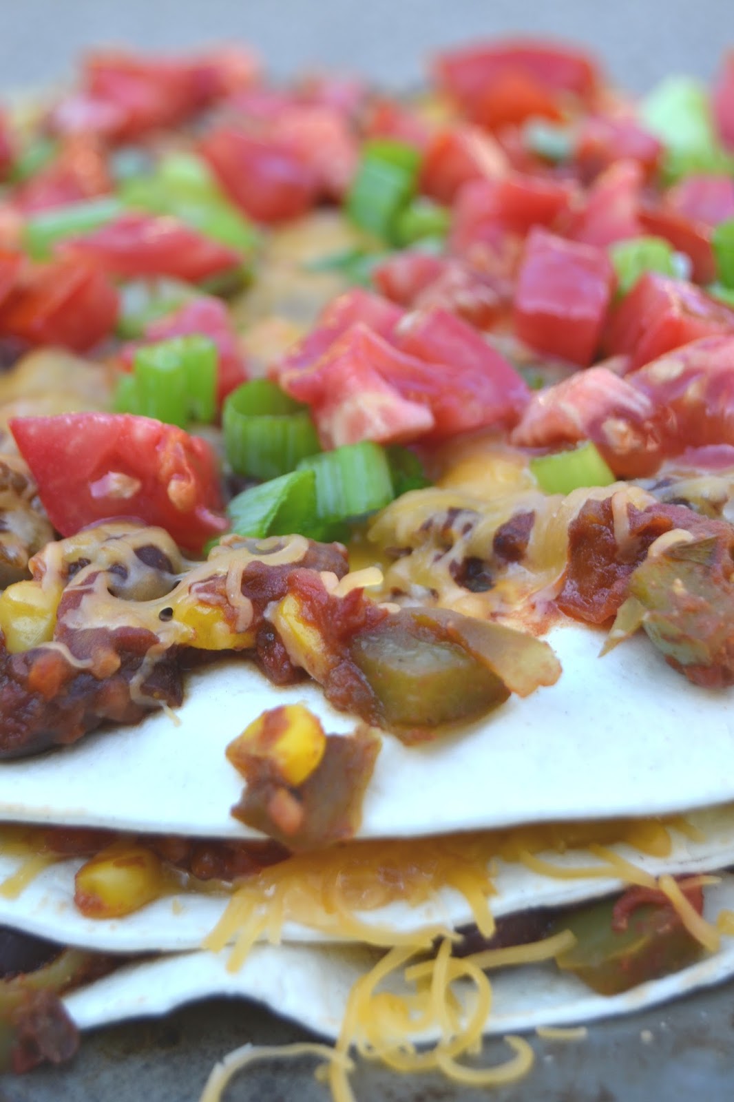 Vegetable Black Bean Tortilla Stack | The Nutritionist Reviews