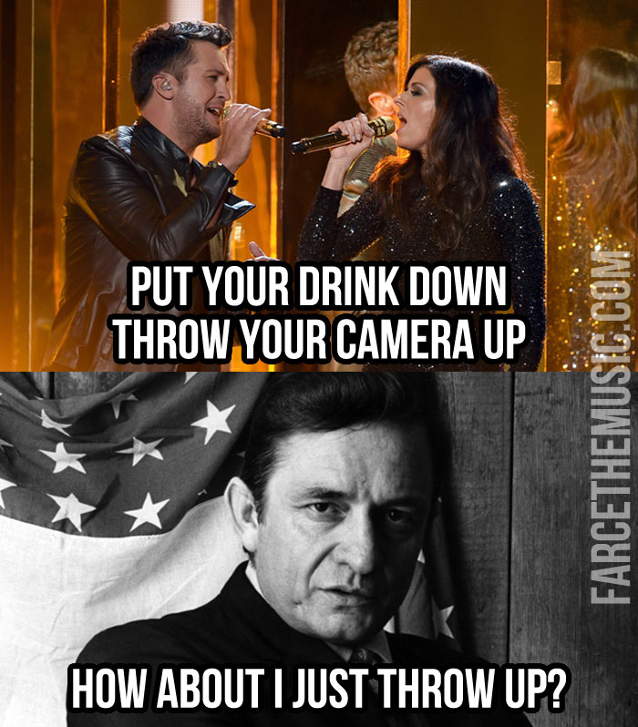 Farce the Music: Monday Morning Memes: Sam Hunt, Luke Bryan, Big ...