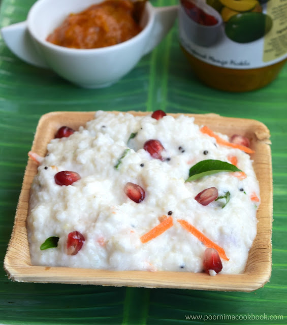 Poornima's Cook Book: Samai Thayir Sadam / Little Millet Curd Rice
