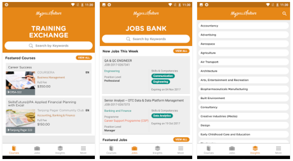 MySkillsFuture Mobile App - Youth Apps