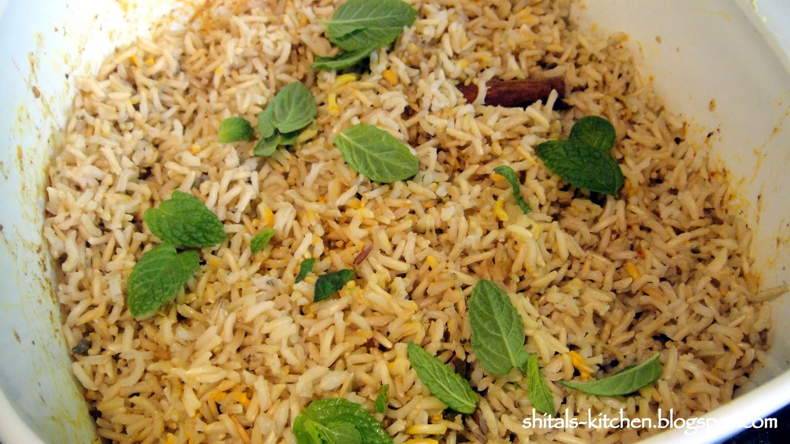 Shital's-Kitchen: Brown Rice Biryani