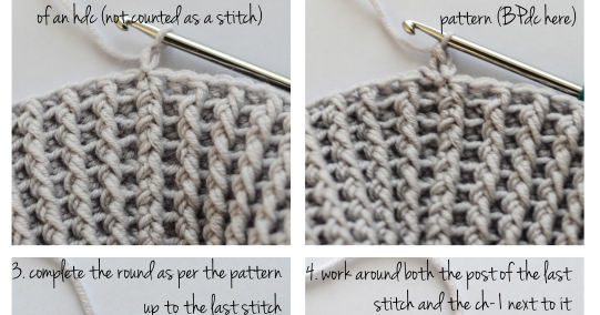 Cup of Stitches: HOW TO: Post-Stitch Crochet, Joining Rounds Invisibly