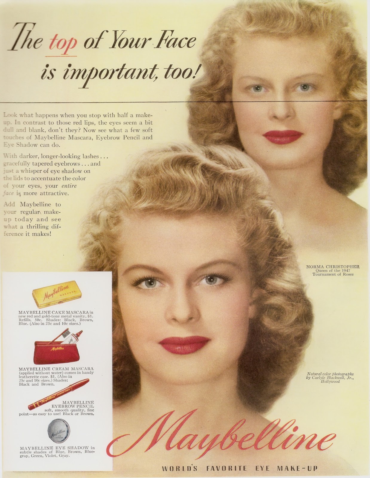 THE MAYBELLINE STORY : Maybelline was the first to advertise Before and ...