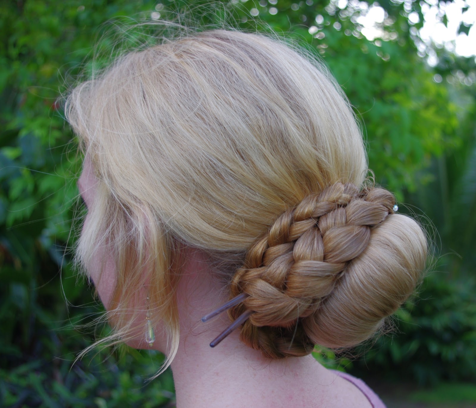 Braids & Hairstyles for Super Long Hair: Wispy Low Bun