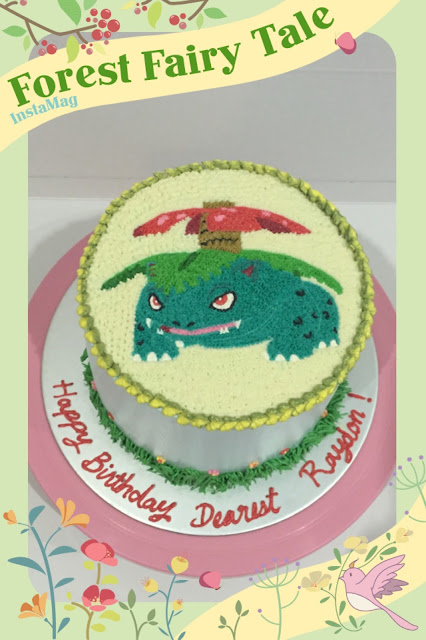 Cherish Bakes: Venusaur Pokemon Birthday Cake