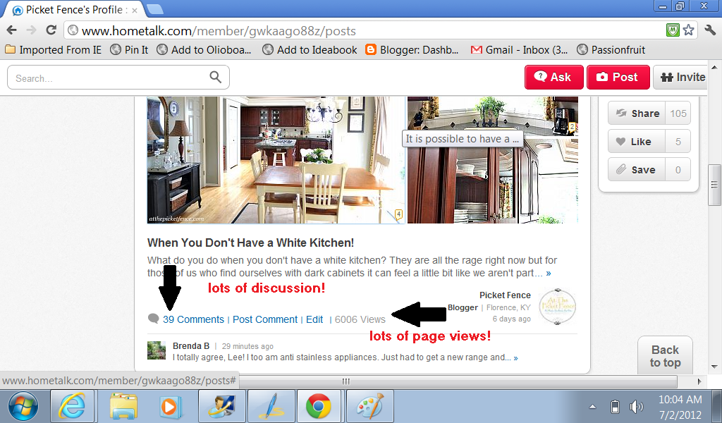 Sharing HomeTalk and some exciting news!