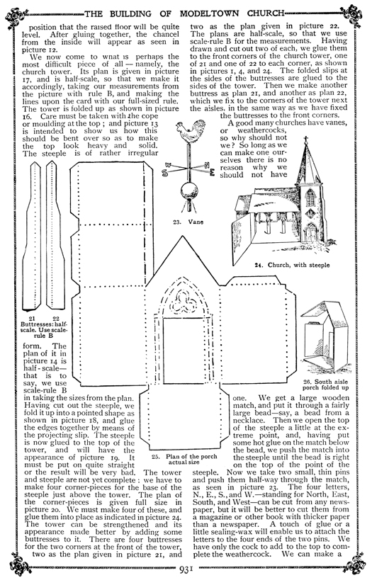 Plush Possum Studio: Family Fun Project: A Church Model Out of Paper