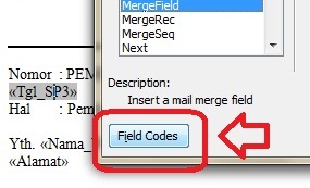 Field codes