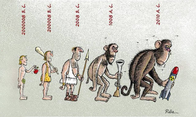 Funny Illustrations of Evolution of Man (42 pics) - STATIONGOSSIP