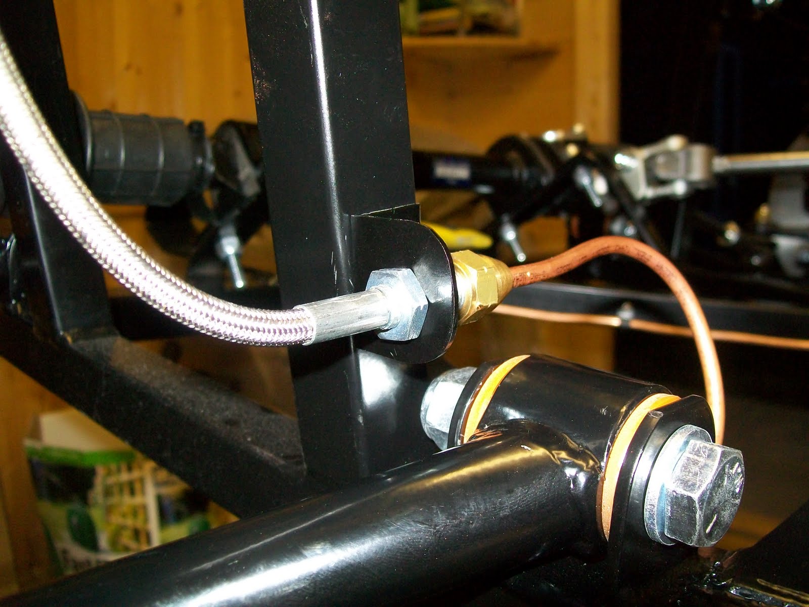 Phill`s Tiger Avon Build Diary: Front brake pipes / Brackets / Seats ...