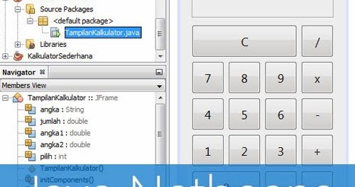 Membuat Program Kalkulator Sederhana Menggunakan Java di Netbeans ...