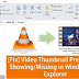 [Fixed] Thumbnail Previews Not Showing On Windows 10 Explorer [VLC]