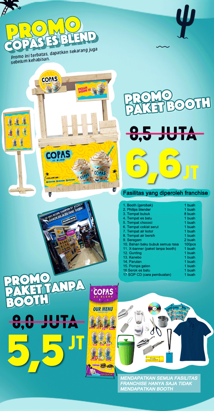 PAKET PROMO - COPAS ES BLEND