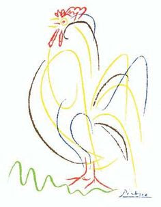 The Lost Sock : Picasso Rooster
