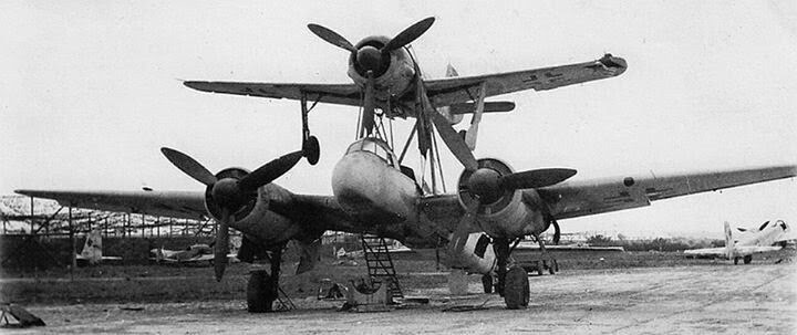 World War II in Pictures: Mistel Piggyback German Bombers