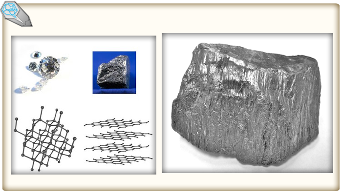 El hexágono de Grafito : MATERIALES