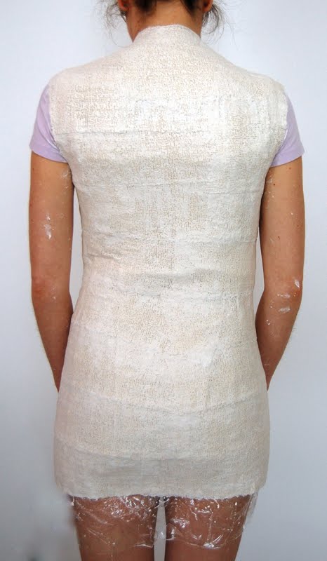 LULUSHION: Making of a Dress Form Part 1 of 4 - Cast Yourself