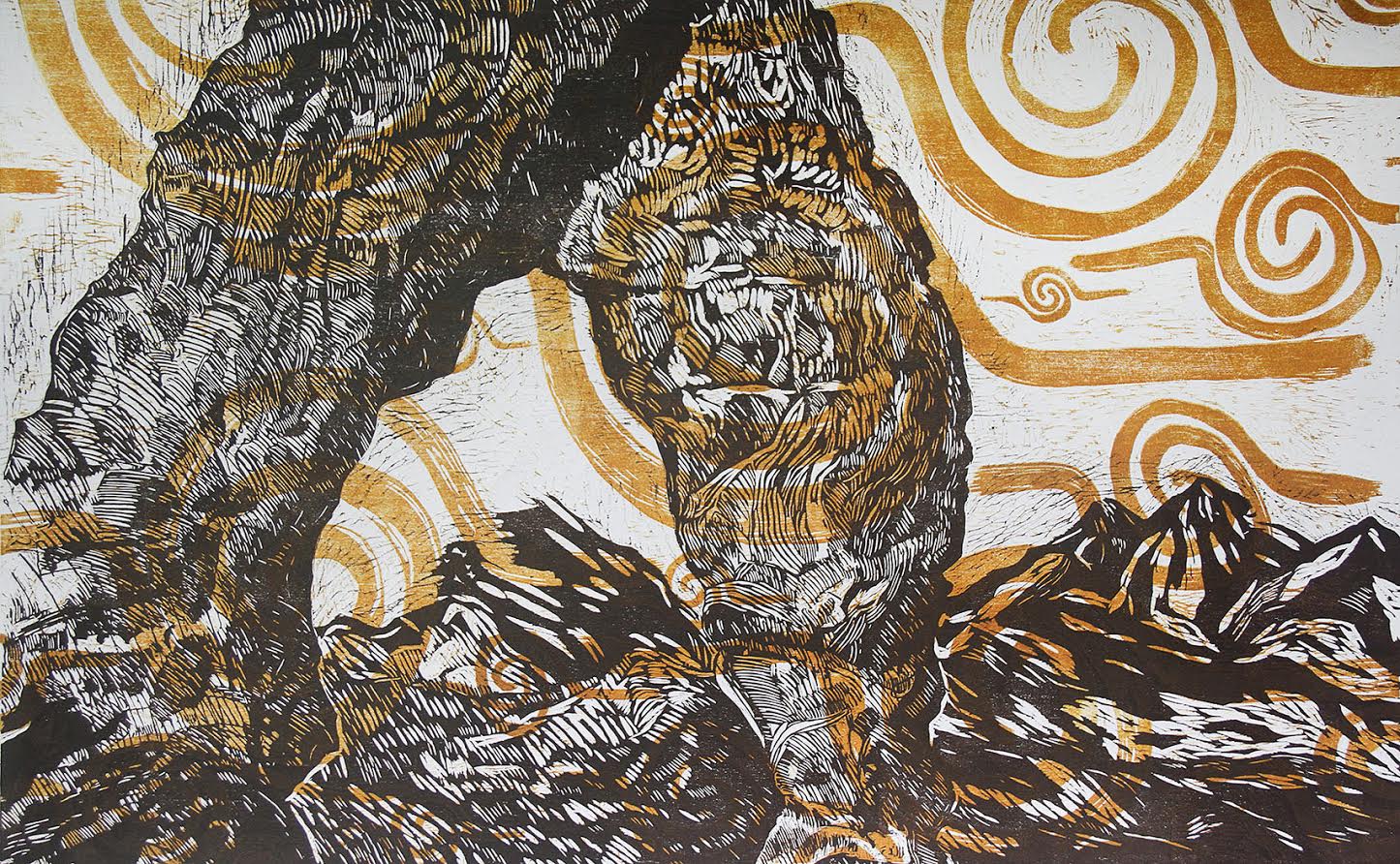 Colectiva “Detrás de la Oficina” grabados en gran formato en la Galería ...