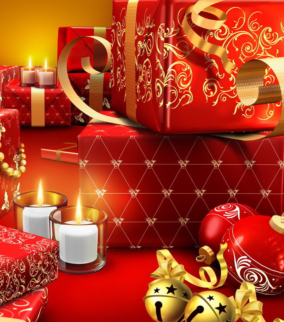 Presentes de Natal | De Santa imagens, imagens de Natal, Cartão de Natal