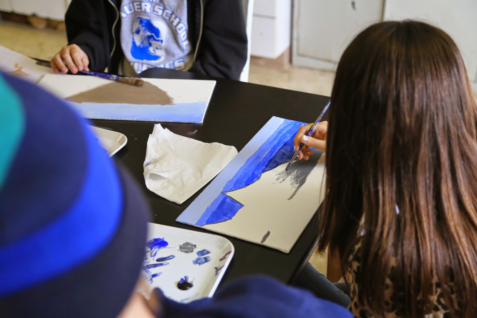 Grauer Art: Landscape painting, 7th Grade Art