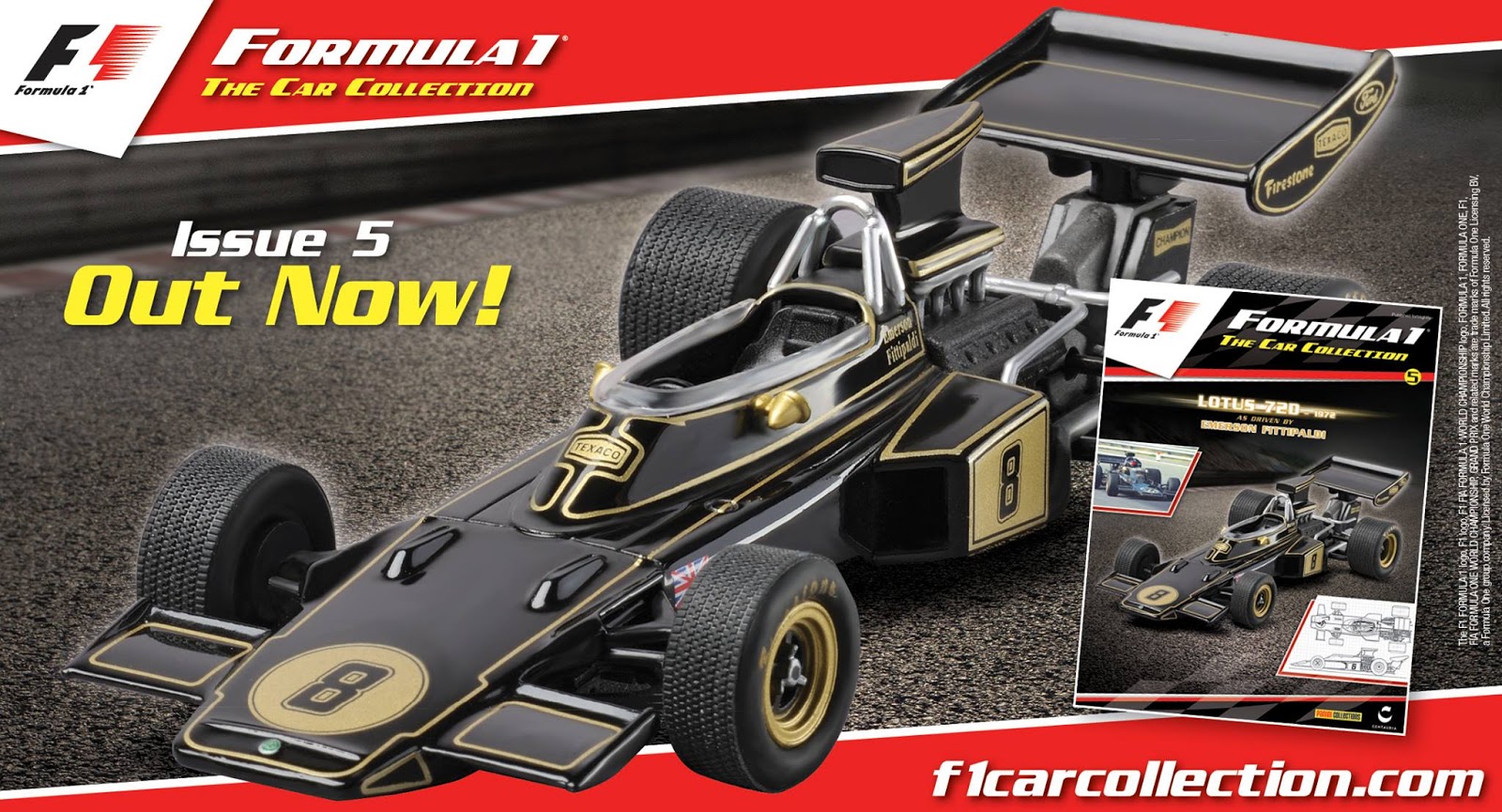 F1 The Car Collection 1/43 Panini England | Colecciones Chéveres