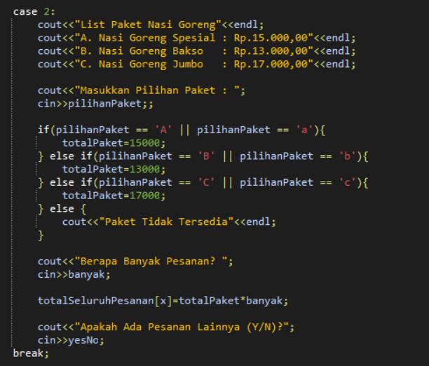 Membuat Aplikasi Menu Toko Sederhana Dengan Bahasa Pemrograman C++ ...