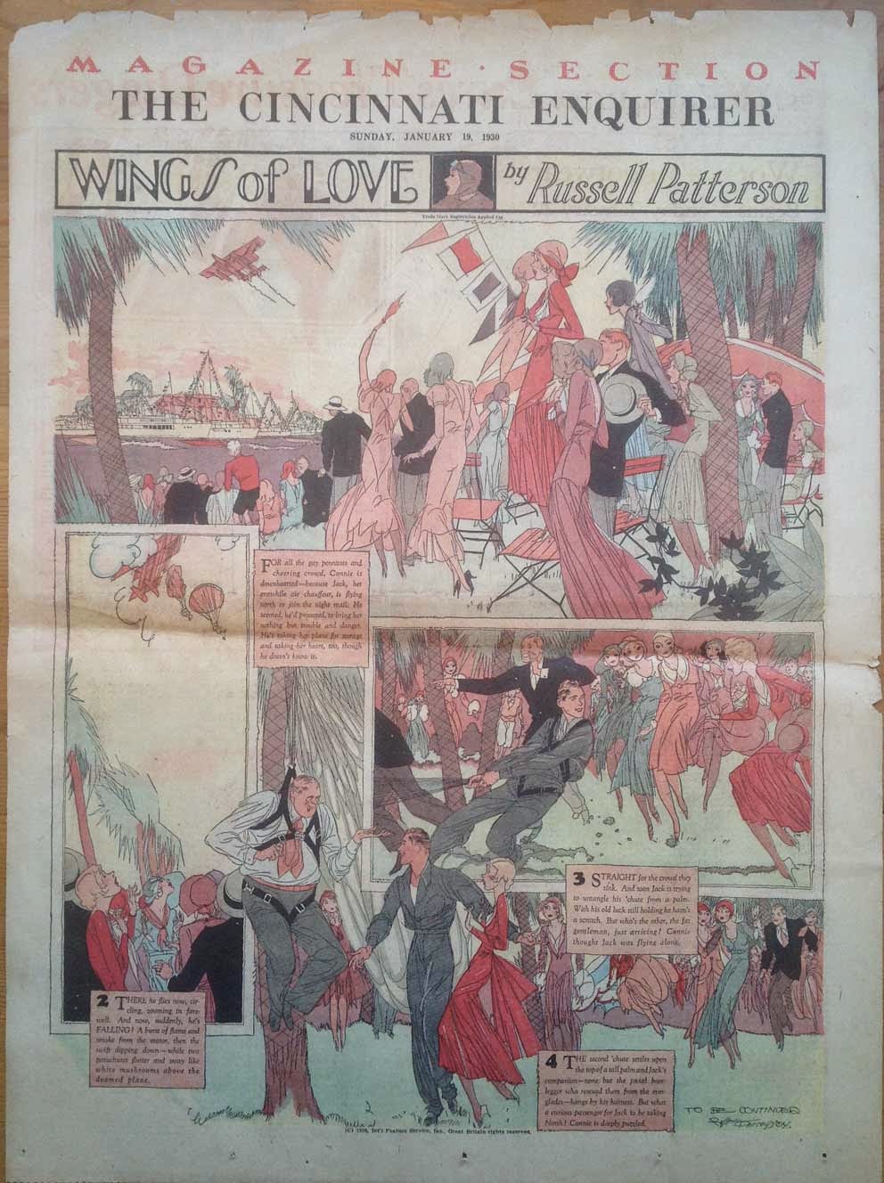 The Art of Russell Patterson: 02 Wings of Love 1929 - 1930
