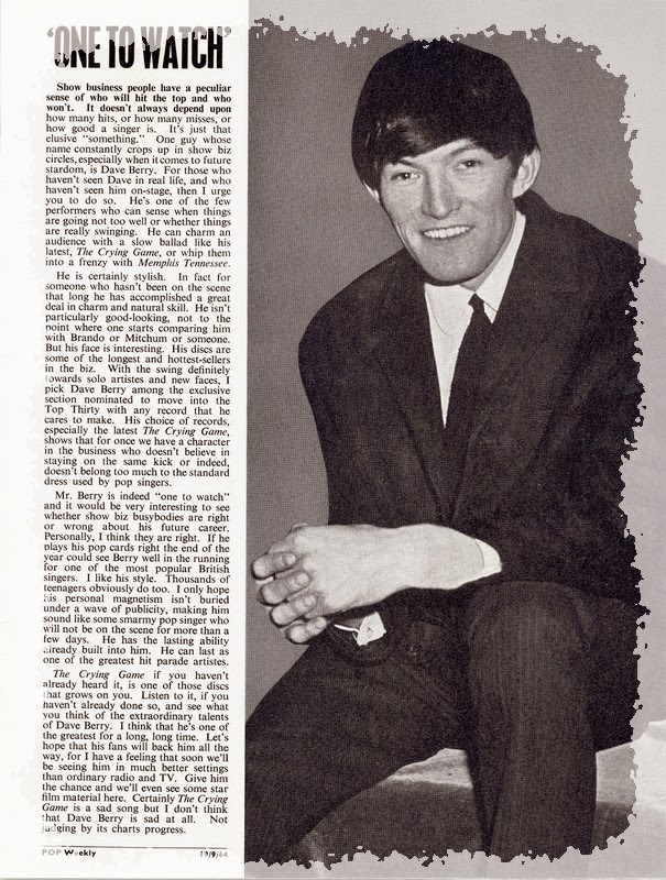 SIXTIES BEAT: Dave Berry