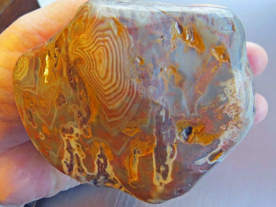 The Agatelady: Adventures and Events: 4th of July Agate Close Ups