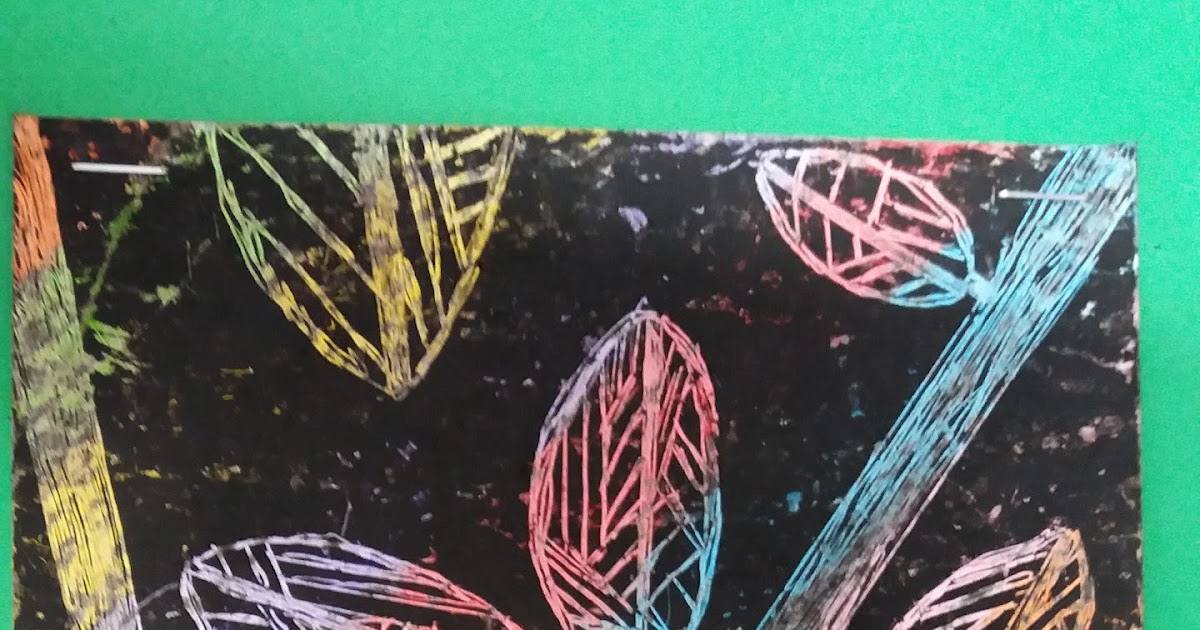 Mr Brookie's Thinking Space: Crayon scratch art