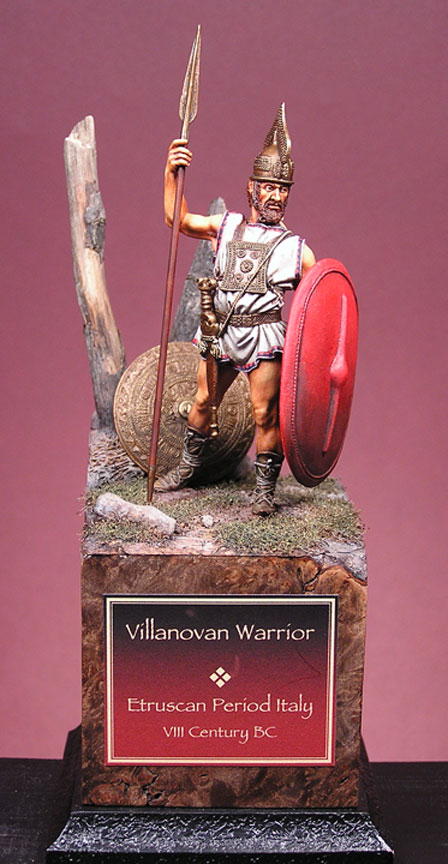 EMI 54mm Villanovan Warrior Completed | planetFigure | Miniatures